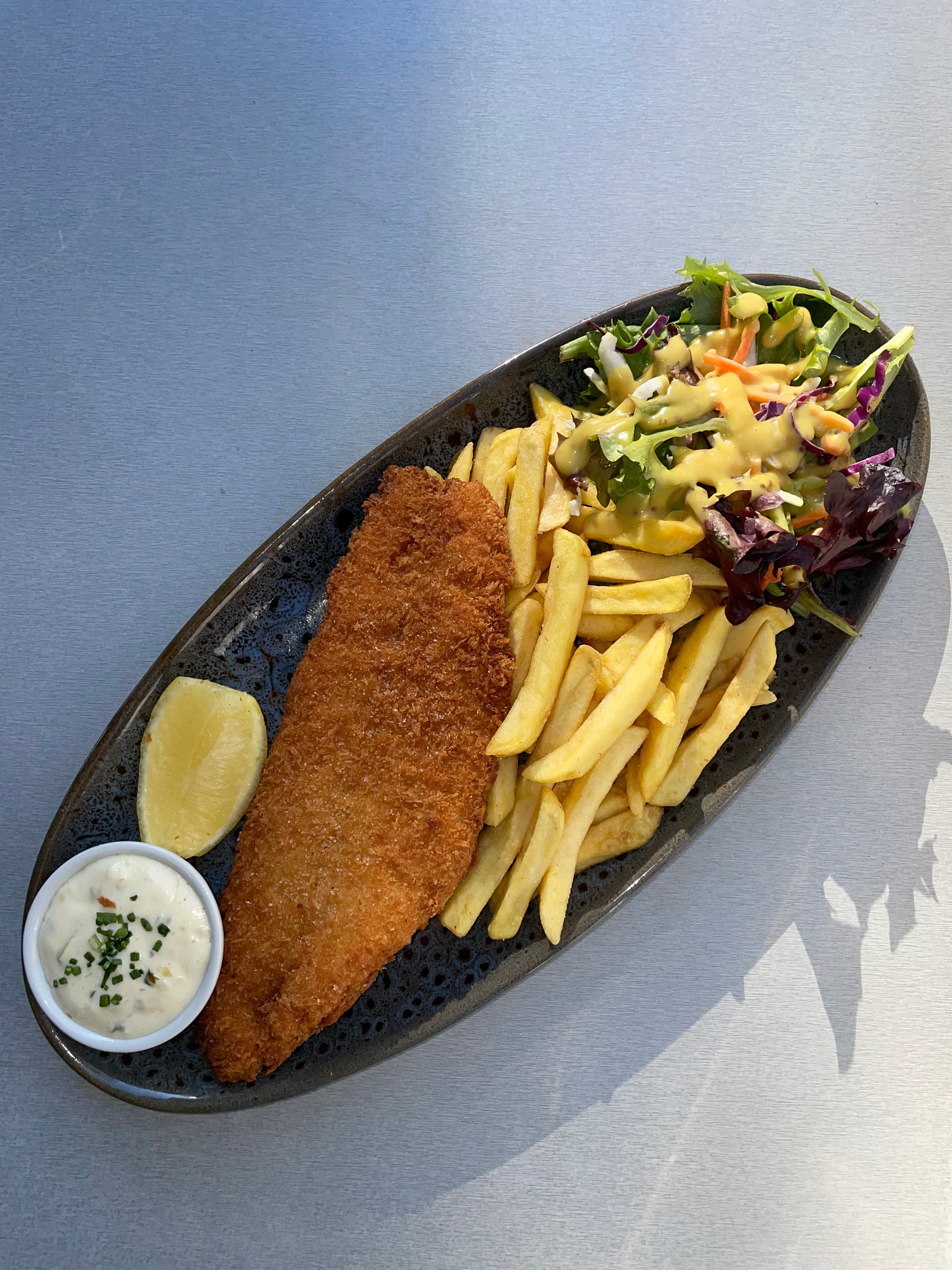 Crumbed Fish & Chips | AXIS