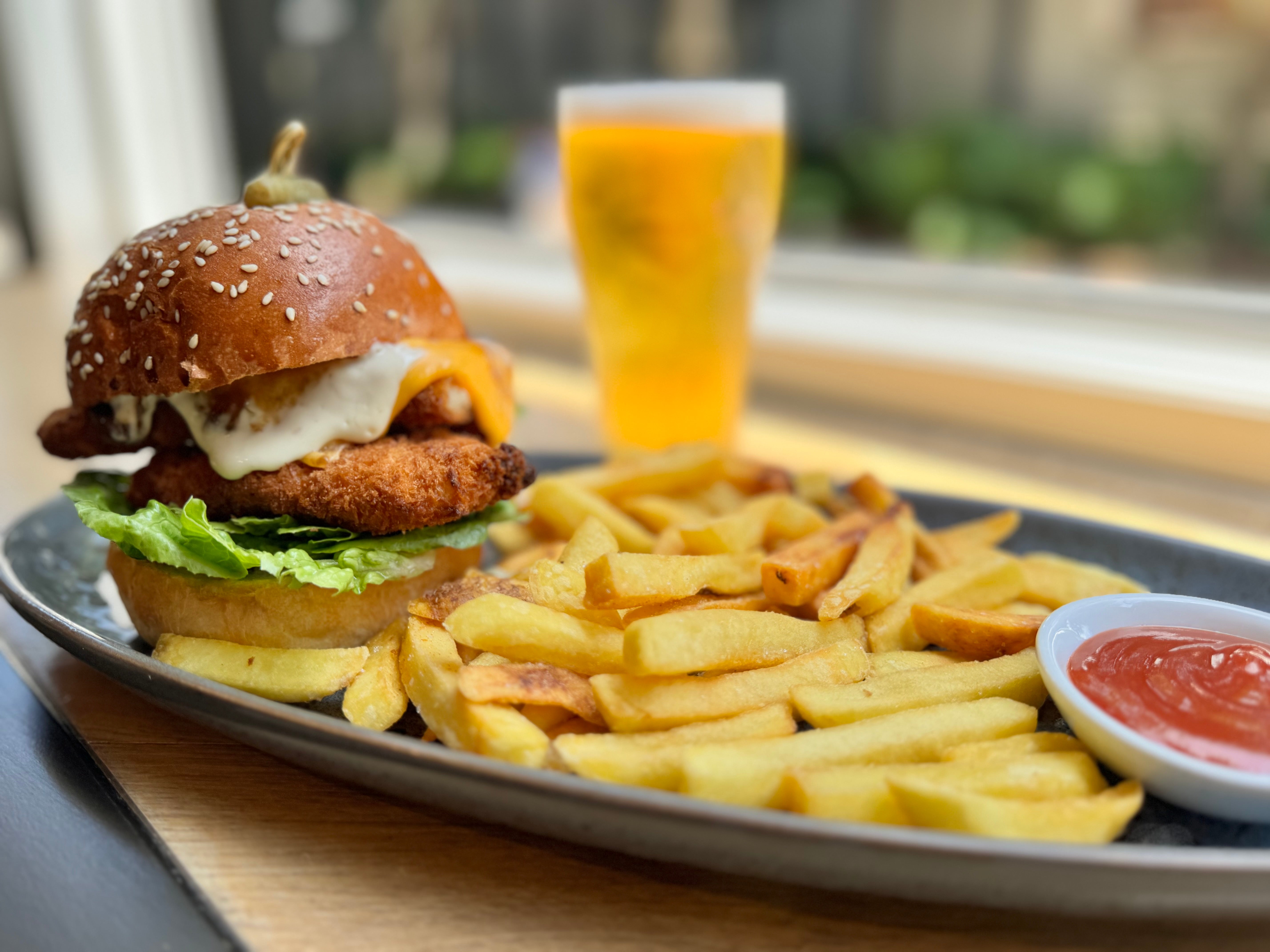 Fish Burger Chips AXIS Fish Burger Chips AXIS